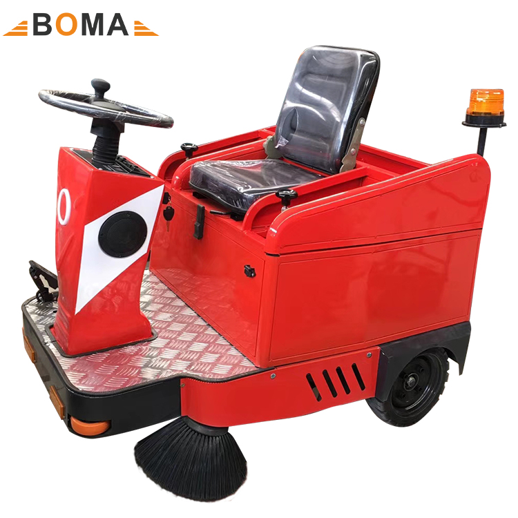 Road Sweepers Battery Type Sweeping Machine Concrete Floor Driver ...